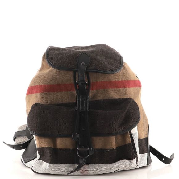 Burberry | Bags | Burberry Korbin Backpack House Check Canvas Medium ...